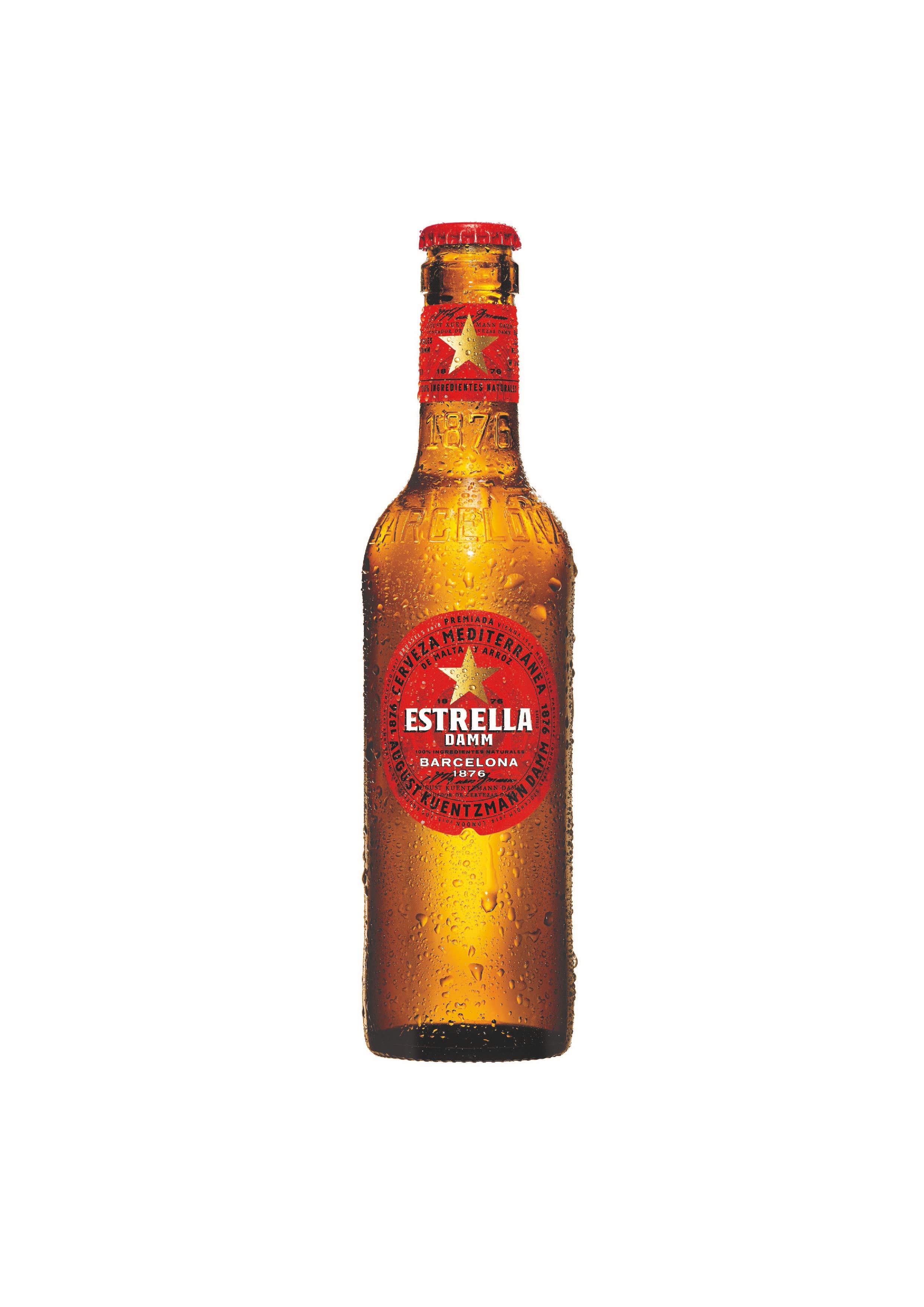 Estrella Cerveza Logo Estrella Galicia Spanish Beer 330ml (Case Of